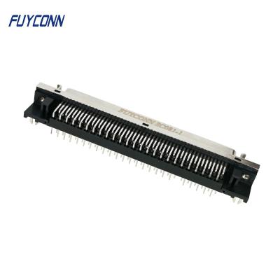 中国 100 PinのSCSIコネクターの女性のすくい直角PCB MDRのコネクター 販売のため