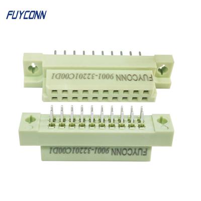 China Female DIN 41612 Connector 2 Rows Straight PCB Eurocard Connector Easy Type for sale