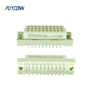 中国 女性のヨーロッパのコネクターPCBまっすぐなターミナルDIN 41612 Eurocardコネクター 販売のため