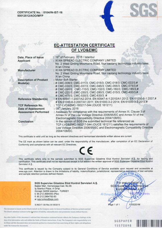 CE - Xi'an Noker Electric Co.,Ltd.