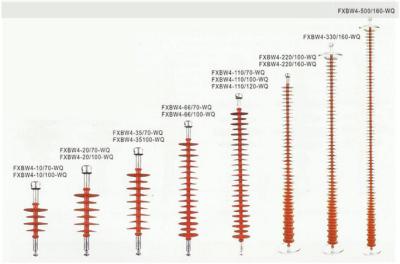 Cina Isolanti elettrici solidi infrangibili, isolanti elettrici FXBW-110/160 della porcellana in vendita