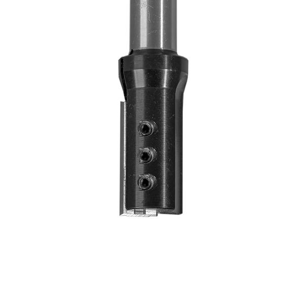 Cutting Dia 8mm 22mm Straight Flute Router Bit With Double Sided Insert Blade