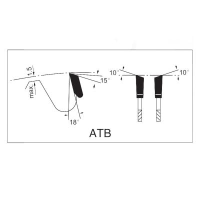 China TCT Circular Saw Blades Ripping Blade ATB Teeth 10 Inch Ripping Saw for sale