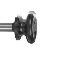 China 6.3 Radius Finger Pull Router Bits 38mm Cutting Diameter 12mm Shank for sale