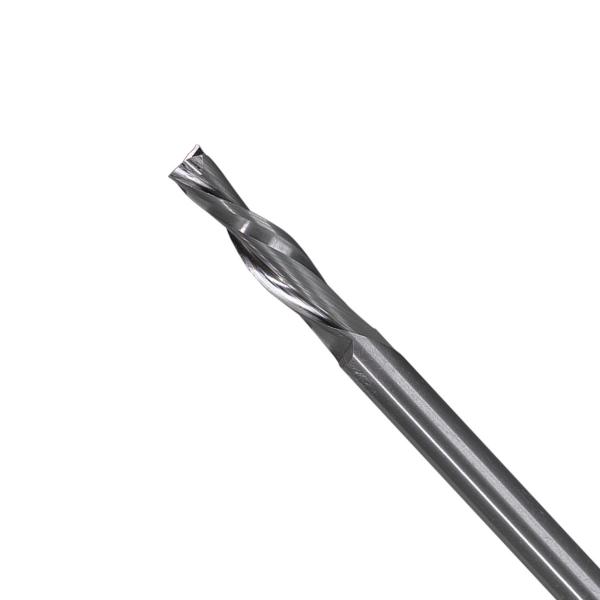 Bright Finish Spiral Down Cut Router Bit 1/8