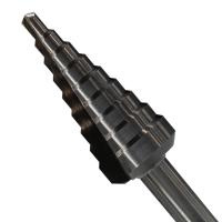 China HSS Step Drill Straight Flute Step Drill Bit M2Al M35 Material for sale