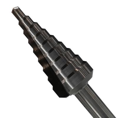 China Material des Höhenflossenstations-Stufenbohrer-gerade Flöten-Stufenbohrer-Bohrer-M2Al M35 zu verkaufen