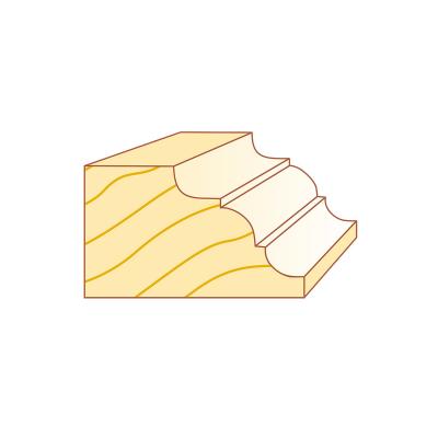 中国 TCTのフランスのバロック式のルーター ビット入江およびビードの溝のフライス 販売のため