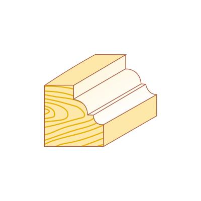 Cina Pezzi classici del router del raggio 3.2mm per il modanatura decorativo sulla mobilia in vendita