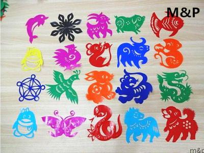 Cina La porpora rossa ha colorato il mestiere di carta fatto a mano tagliato 45 il cm *45cm della carta lucida in vendita
