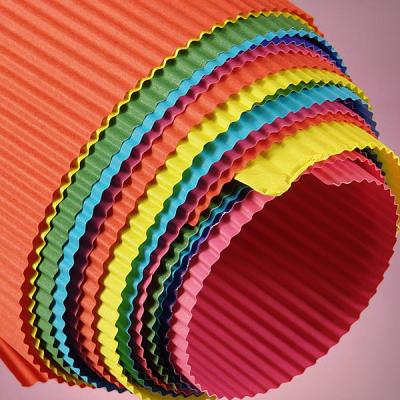 Cina La carta ondulata del modello di modo riveste il materiale illustrativo che rende ad uso il colore convenzionale in vendita