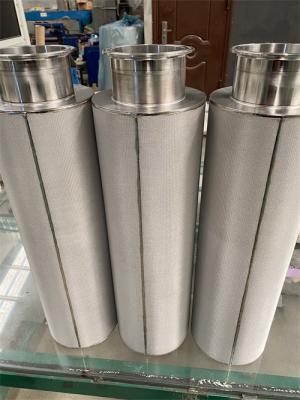 Cina Custodia di filtro sinterizzata della cartuccia di industria Ss316 del cavo 1 micron in vendita