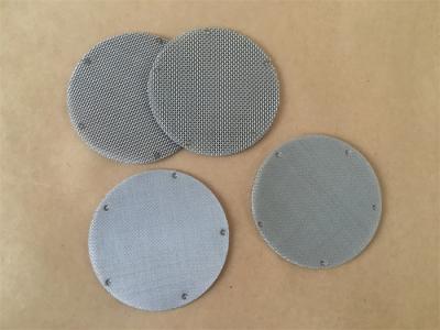 Cina Filtrazione di industria di Mesh Filter Disc Plastic Recycling del cavo di Ss202 Ss205 in vendita