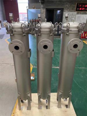 中国 Dn150入口および出口のステンレス製のバッグ フィルタ収容の5ミクロンの評価 販売のため