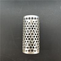 China Circular Hole 0.4mm 2mm Perforated Filter Tube for sale