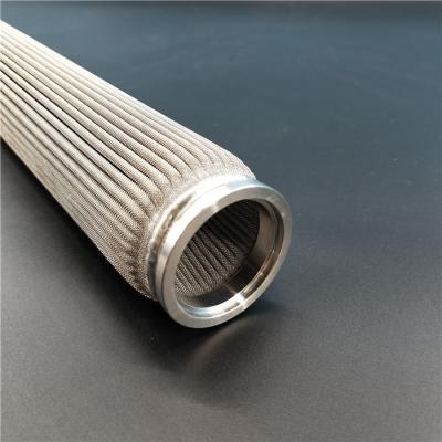 Cina L'alloggio SS316 200um della cartuccia ha pieghettato il cavo Mesh Filter in vendita
