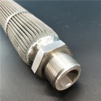 China Corrugated Length 35mm 1500mm Wire Mesh Filter Element for sale