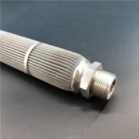 China Corrugated Length 35mm 1500mm Wire Mesh Filter Element for sale