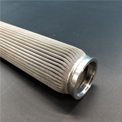 Cina Diametro liquido viscoso 180mm 3µM Pleated Wire Mesh Filter di filtrazione in vendita