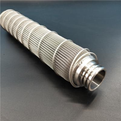 China Filtragem líquida viscoso SS316 5µM Pleated Filter Cartridge à venda