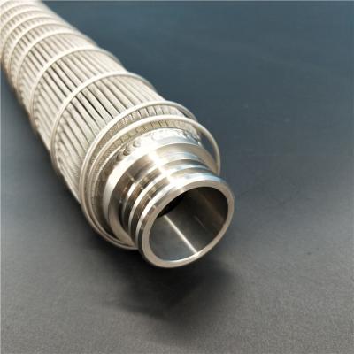 Cina Filtrazione liquida viscosa SS316 5µM Pleated Filter Cartridge in vendita