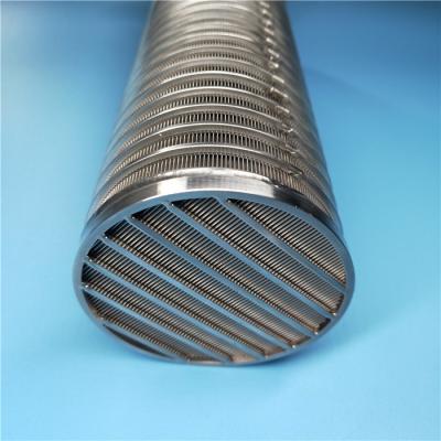 Cina Tubo smussato normale del filtro a sipario del cavo del cuneo SUS304 di lunghezza 10mm di conclusione in vendita