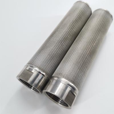 Cina Accuratezza 1 di filtrazione SS316 - 300 micron hanno personalizzato la droga che filtra il filtro sinterizzato in vendita