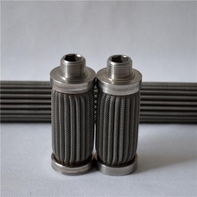 Cina l'industria dell'alto polimero di 2Microns SS304 ha pieghettato il cavo Mesh Filter di Matel in vendita