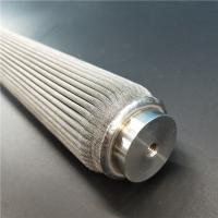 China High Polymer Pleated 3um 5um Wire Mesh Filter Element for sale