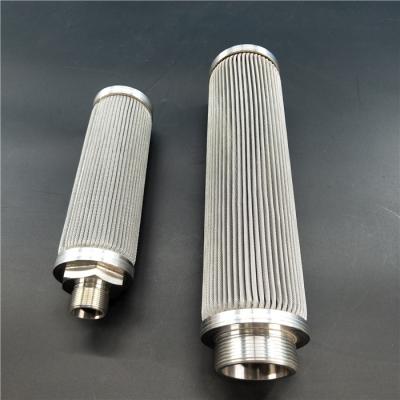 China 10-60um 304 fio plissado de aço inoxidável Mesh Filter à venda