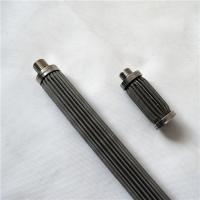 China 0.22 Micron Pleated Sintered Wire Mesh Filter Cylinder for sale