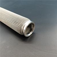 China Duplex Ss Outside 600mm 2um Sintered Metal Filter for sale