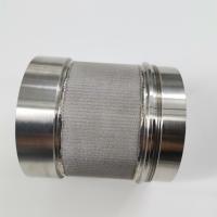 China Felt Strainer Diameter 2'' 100mm Sintered Wire Mesh Filter for sale
