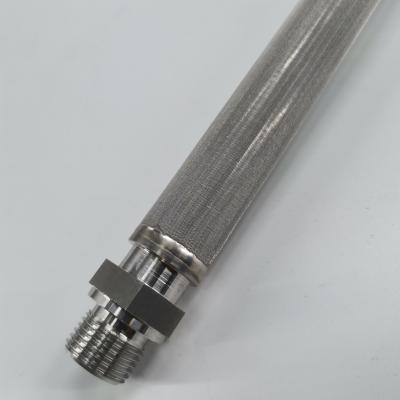 Cina Il titanio di filtrazione della candela 100um ha sinterizzato il cavo Mesh Filter in vendita