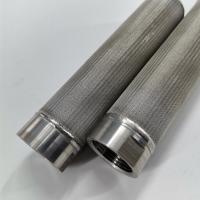 China H2O2 Recovery Duplex 0.5um Sintered Wire Mesh Filter for sale