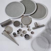 China Rimmed Aisi 304 Wire Mesh Filter Disc Customized for sale