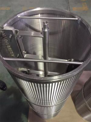 Cina Materiale Ss316 filtrazione della polvere del malto del filtro a sipario del cavo del cuneo da 50 micron in vendita