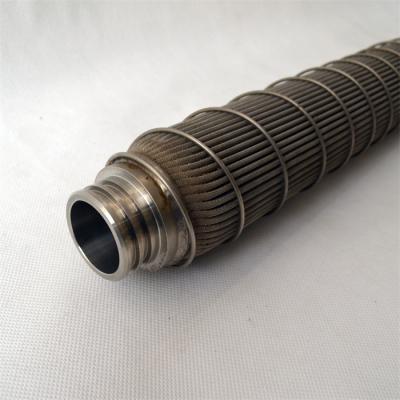 Cina Cavo pieghettato su misura Mesh Filter 15 lunghezza di tasso 350mm del micron in vendita