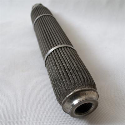 China 75 multa plissada avaliação de Mesh Filter Ss 316 do fio do mícron à venda