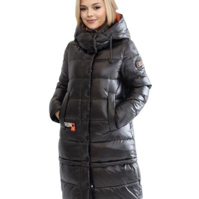 China FODARLLOY Cold Weather Women's Long Sleeves Coats Windproof Jacket Casual Cotton-padded Clothes Women Winter Warm Coat for sale