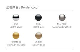 Cina Acciaio inossidabile 304, bagno, doccia, colore nero opaco, porta scorrevole in vendita