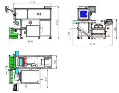 China Visual Counting and PE Film Packing Automatic Packaging Machine for Precision Parts for sale