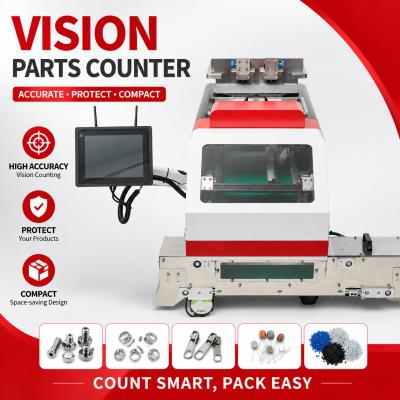 China Automatic Visual Counting and Packing Machine with PE Film for Hardware, Plastic, Electronic Components, Seeds at 8000-10000pcs/min for sale