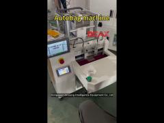pre made semi automatic bag machine for hardware plastic parts connector