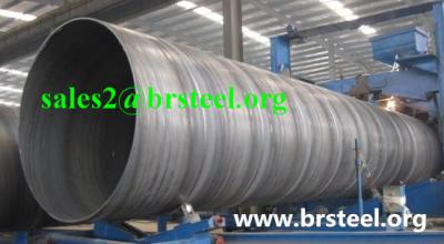 China Q235 SSAW welded carbon steel pipe black carbon erw steel pipe for sale
