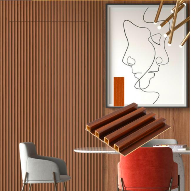 WPC wall panel installation example