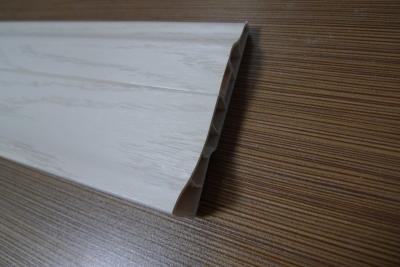 Cina Una progettazione simmetrica lucida di plastica di bordatura d'altezza di 9 di cm coperture di legno del PVC in vendita