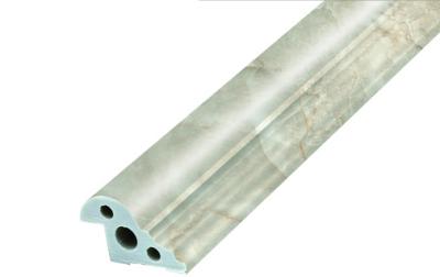 Cina profilo di modellatura di marmo del Faux di profilo della schiuma del PVC di 4.5CM resistente all'uso in vendita