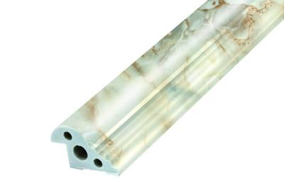Cina profilo di modellatura di marmo del Faux di profilo della schiuma del PVC di 4.5CM resistente all'uso in vendita