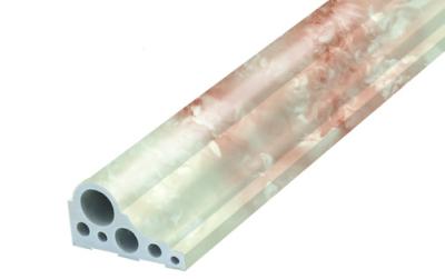 Cina Rivestimento ultrasottile dell'angolo di giro vita di profilo 6,5 cm della schiuma del PVC dell'annuncio pubblicitario in vendita